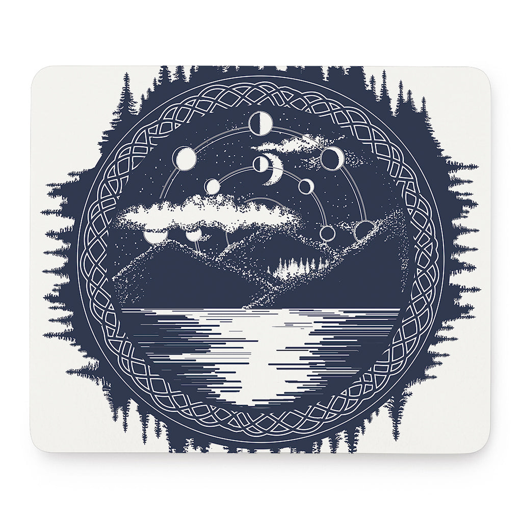 Mystical Lunar Phase Print Mouse Pad – GearFrost