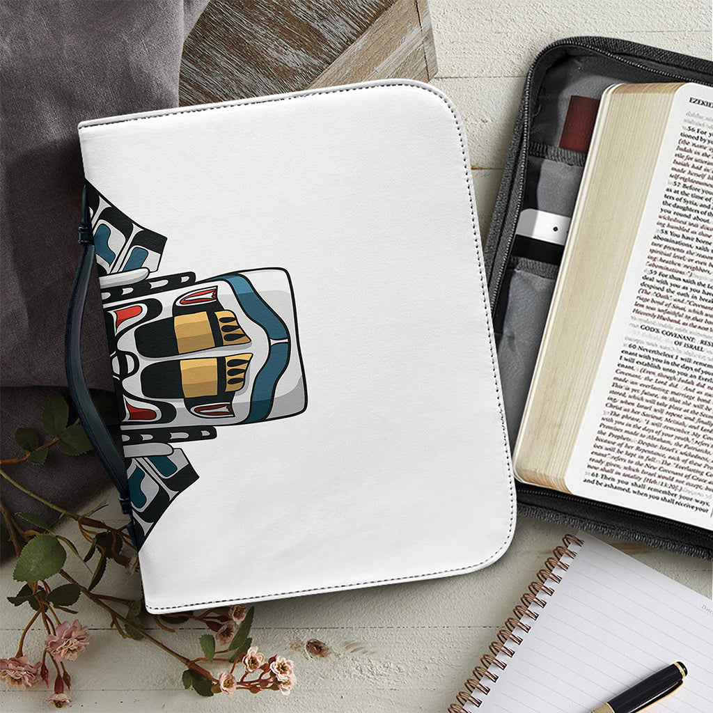 Native American Eagle Totem Print Leather Bible Cover – GearFrost