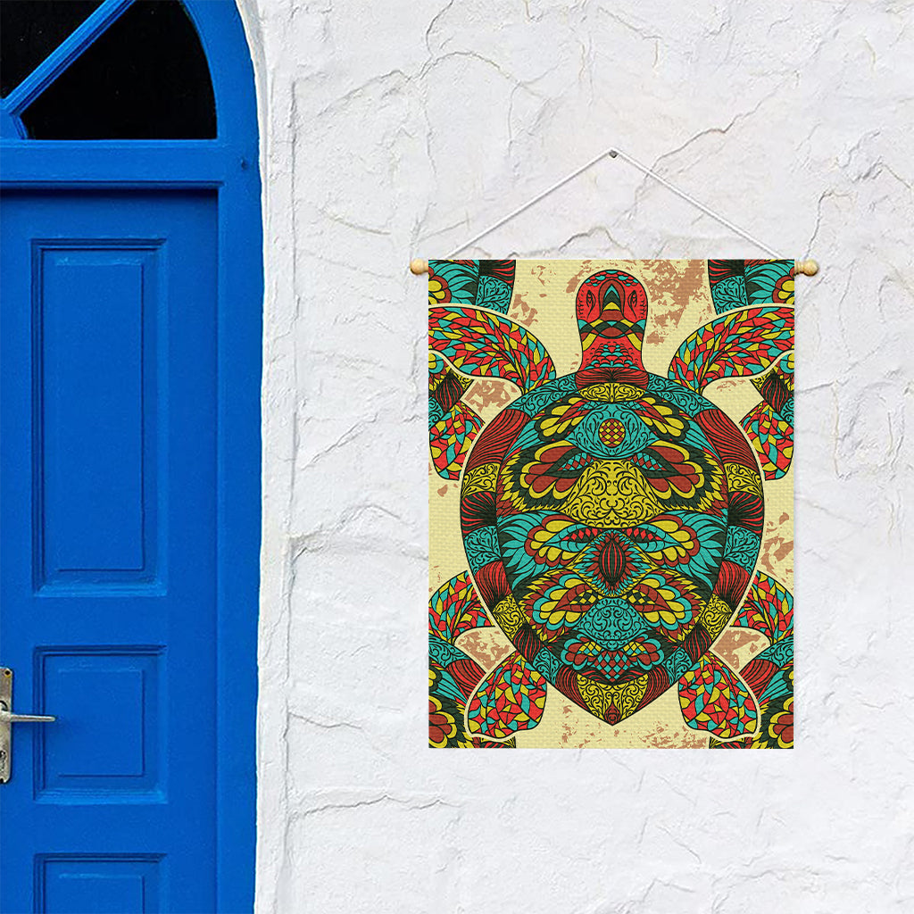Native Bohemian Sea Turtle Print Garden Flag – GearFrost