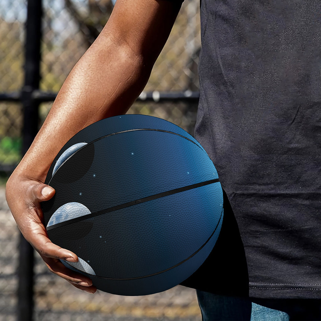 Night Sky And Moon Phase Print Basketball – GearFrost