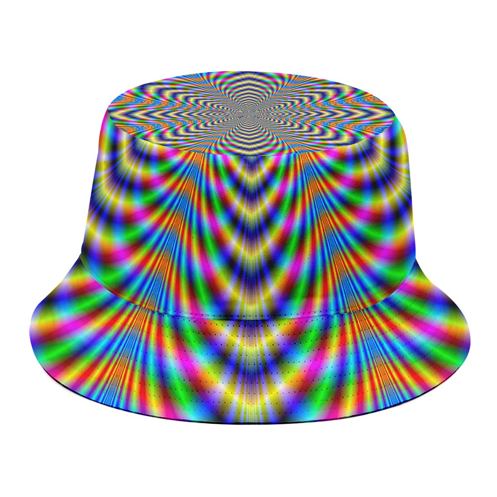 Octagonal Psychedelic Optical Illusion Bucket Hat – GearFrost