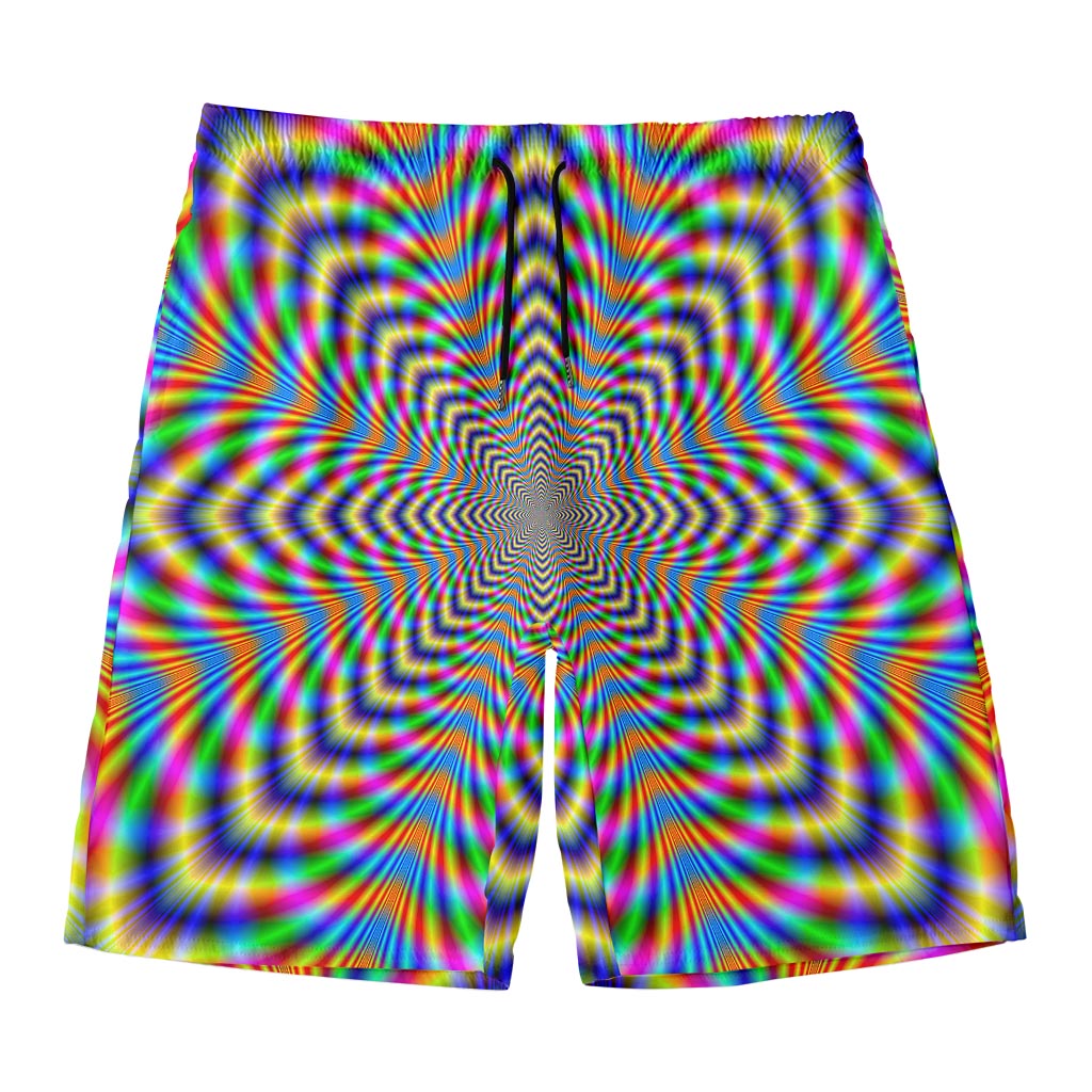 Octagonal Psychedelic Optical Illusion Men's Swim Trunks – GearFrost