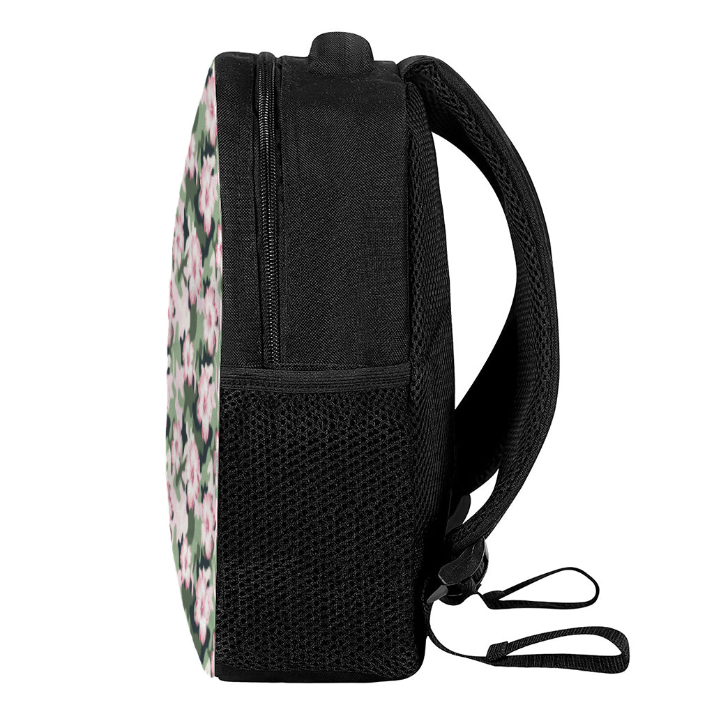 Pink Hibiscus Flower Camouflage Print Casual Backpack – GearFrost