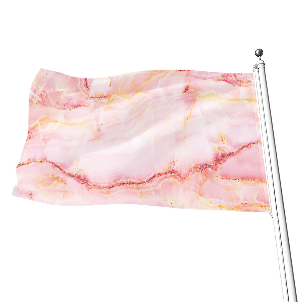 Pink Marble Print Flag – GearFrost