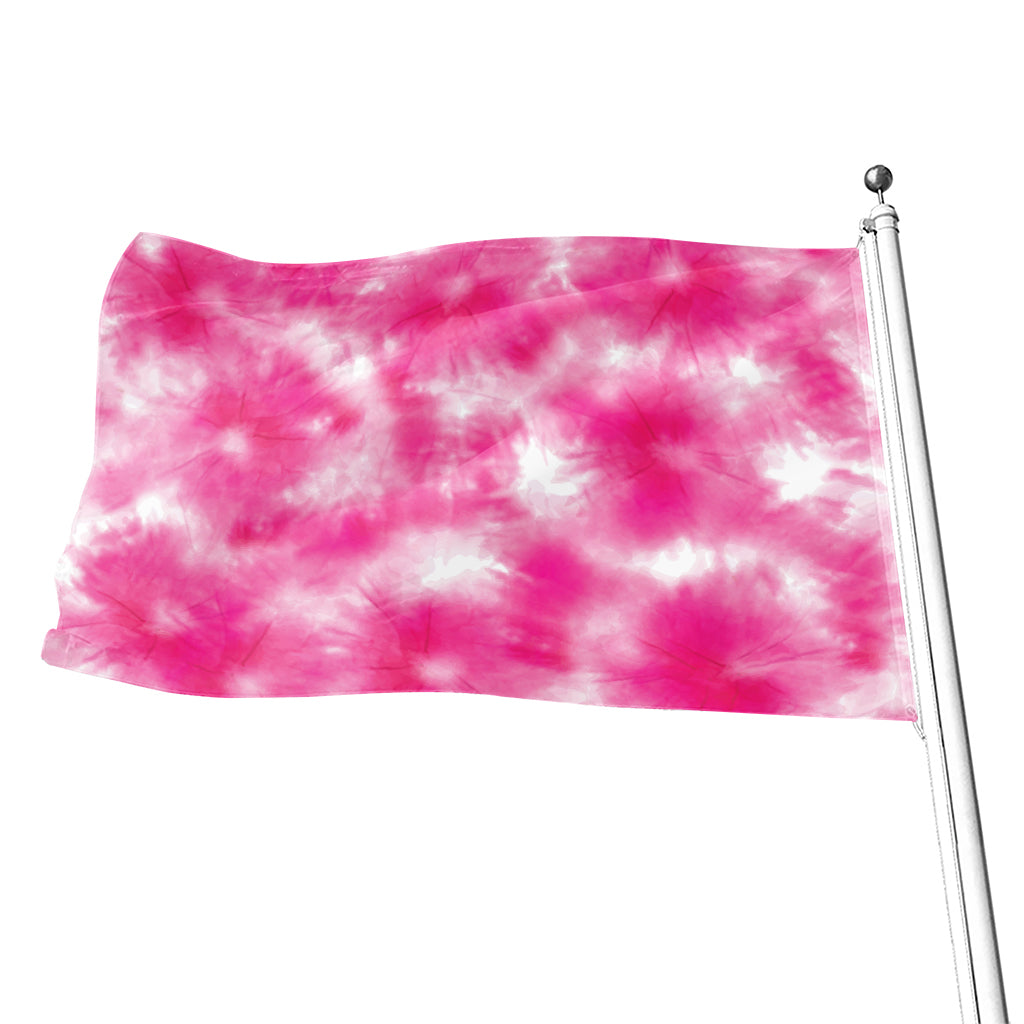 Pink Shibori Tie Dye Print Flag – GearFrost