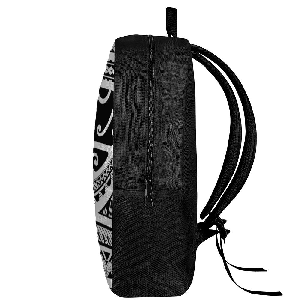 Polynesian Tribal Tattoo Pattern Print 17 Inch Backpack – GearFrost