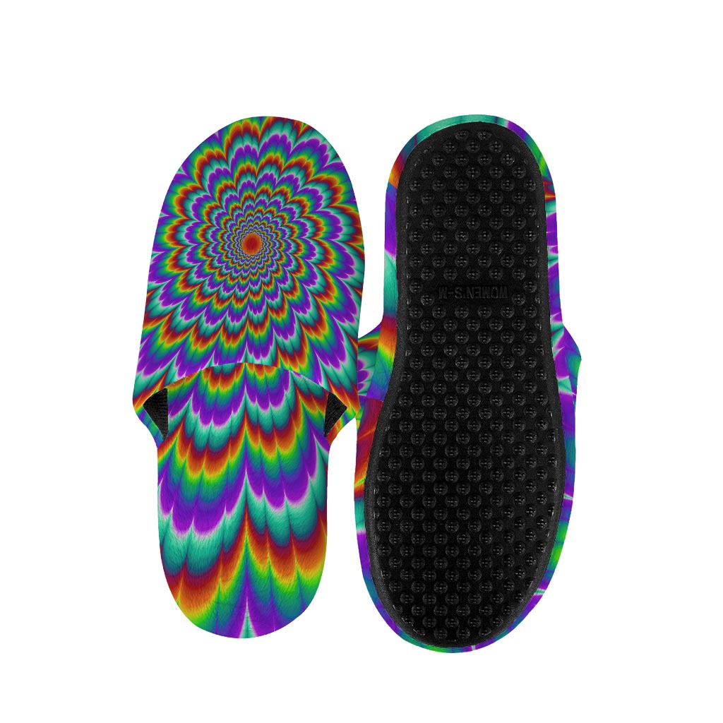 Psychedelic Expansion Optical Illusion Slippers – GearFrost