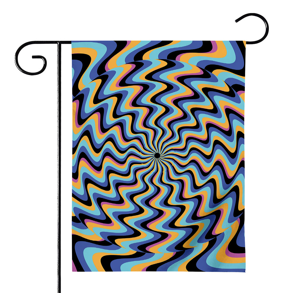 Psychedelic Illusory Motion Print House Flag – GearFrost