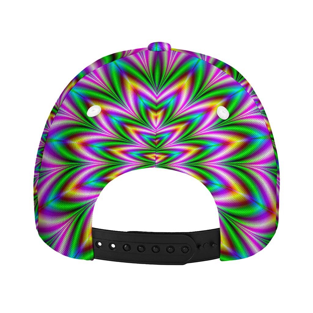 Psychedelic Radiant Optical Illusion Baseball Cap – GearFrost