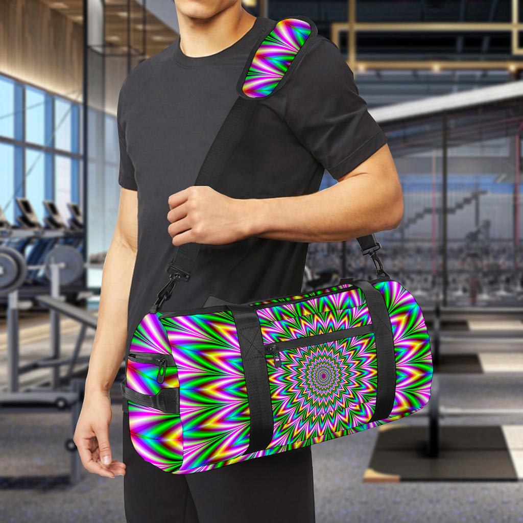 Psychedelic Radiant Optical Illusion Gym Bag – GearFrost