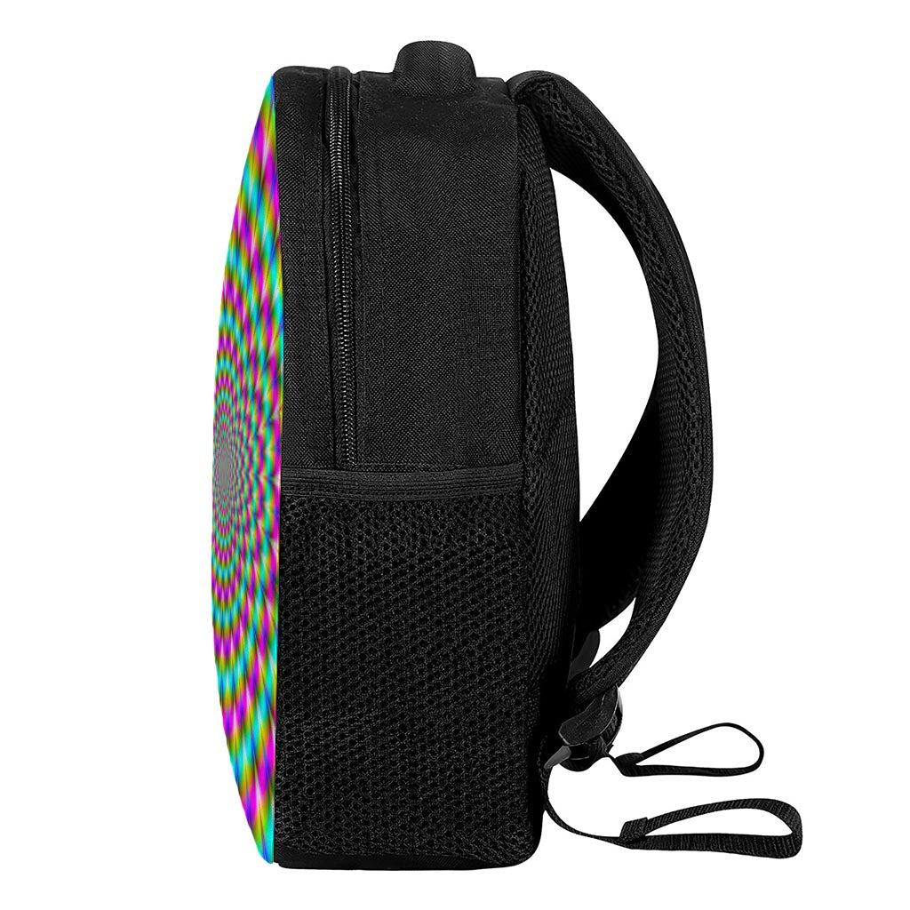 Psychedelic Rave Optical Illusion Casual Backpack – GearFrost