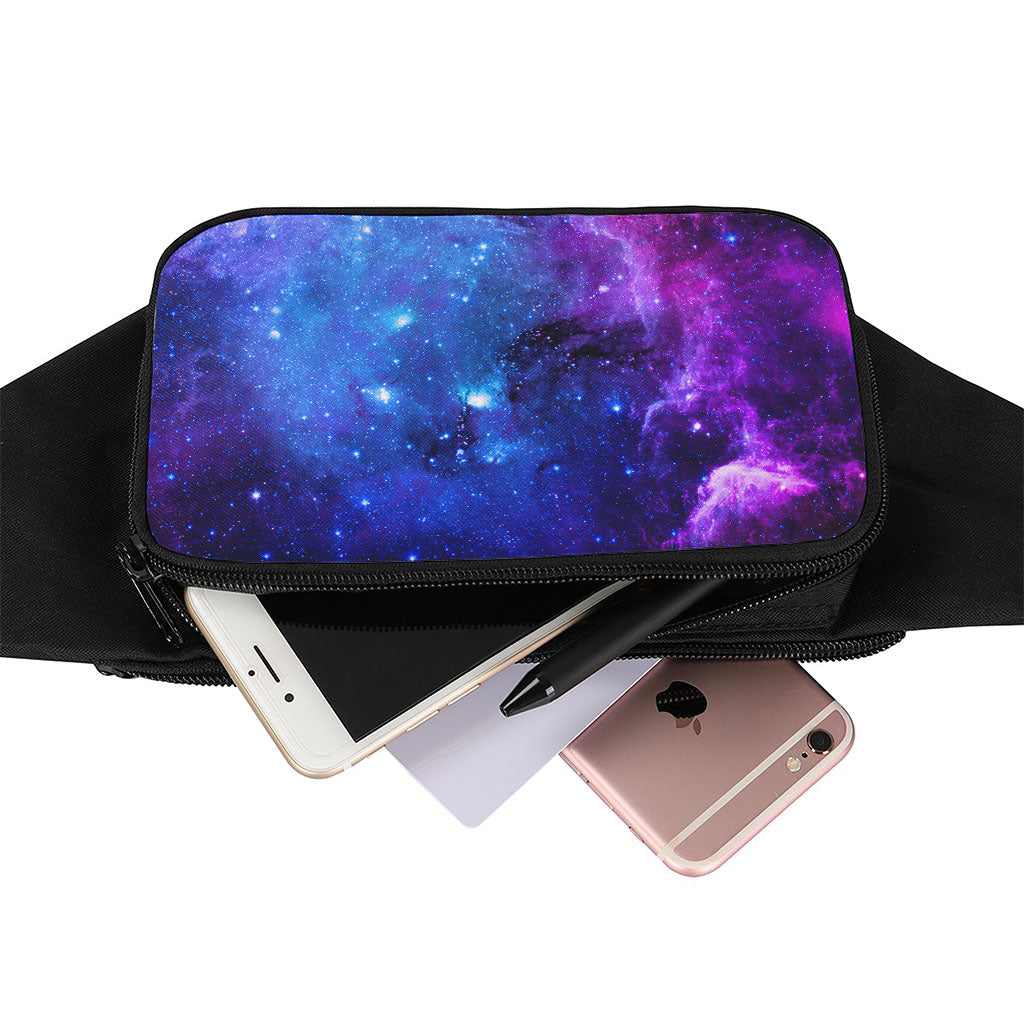 Purple Galaxy Space Blue Starfield Print Waist Bag – GearFrost
