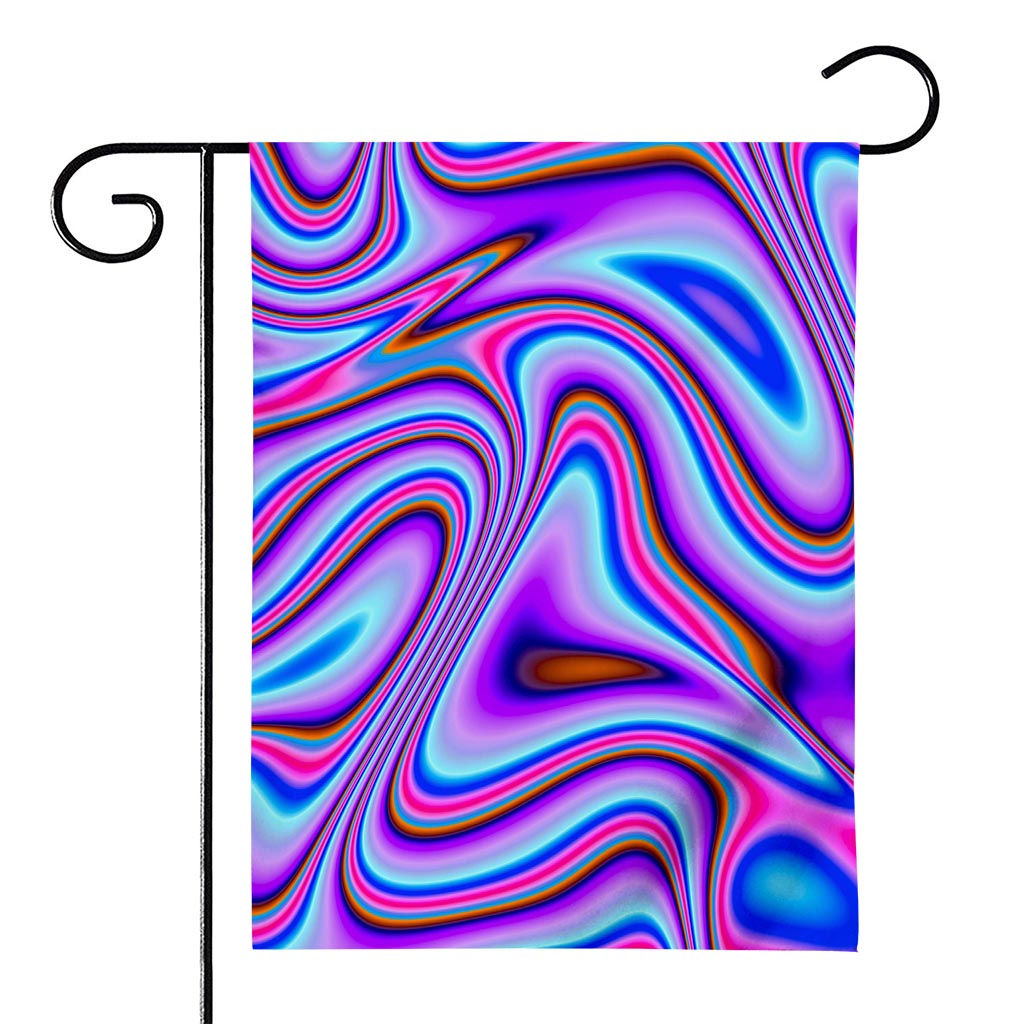 Purple Psychedelic Trippy Print House Flag – GearFrost