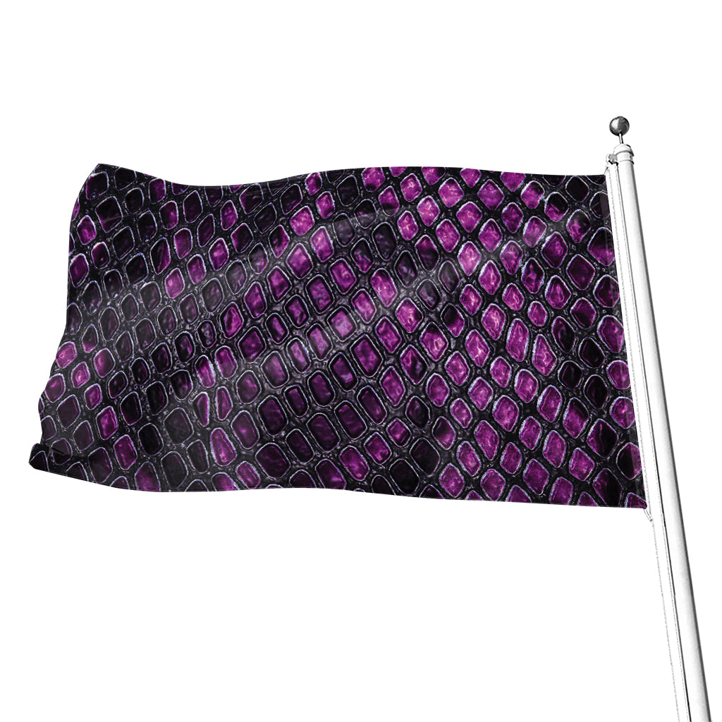 Purple Snakeskin Print Flag – GearFrost