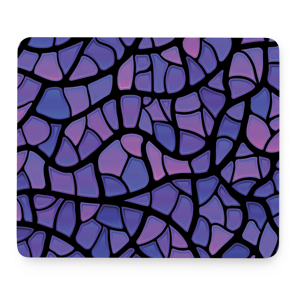 Purple Stained Glass Mosaic Print Mouse Pad – GearFrost