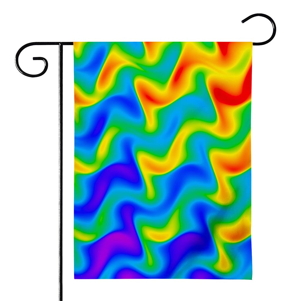 Rainbow Psychedelic Trippy Print House Flag – GearFrost