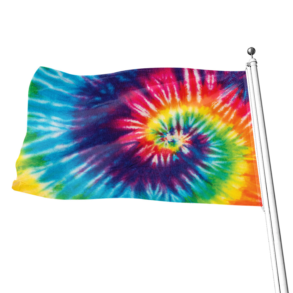 Rainbow Tie Dye Print Flag – GearFrost