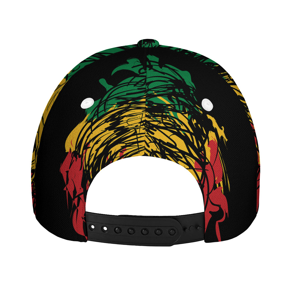 Rasta Lion Print Baseball Cap – GearFrost