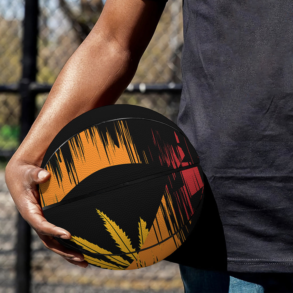 Rasta Peace Sign Print Basketball – GearFrost