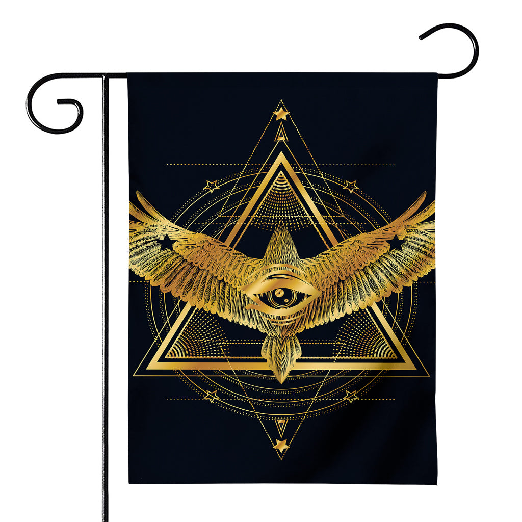Raven Masonic Eye Print House Flag – GearFrost