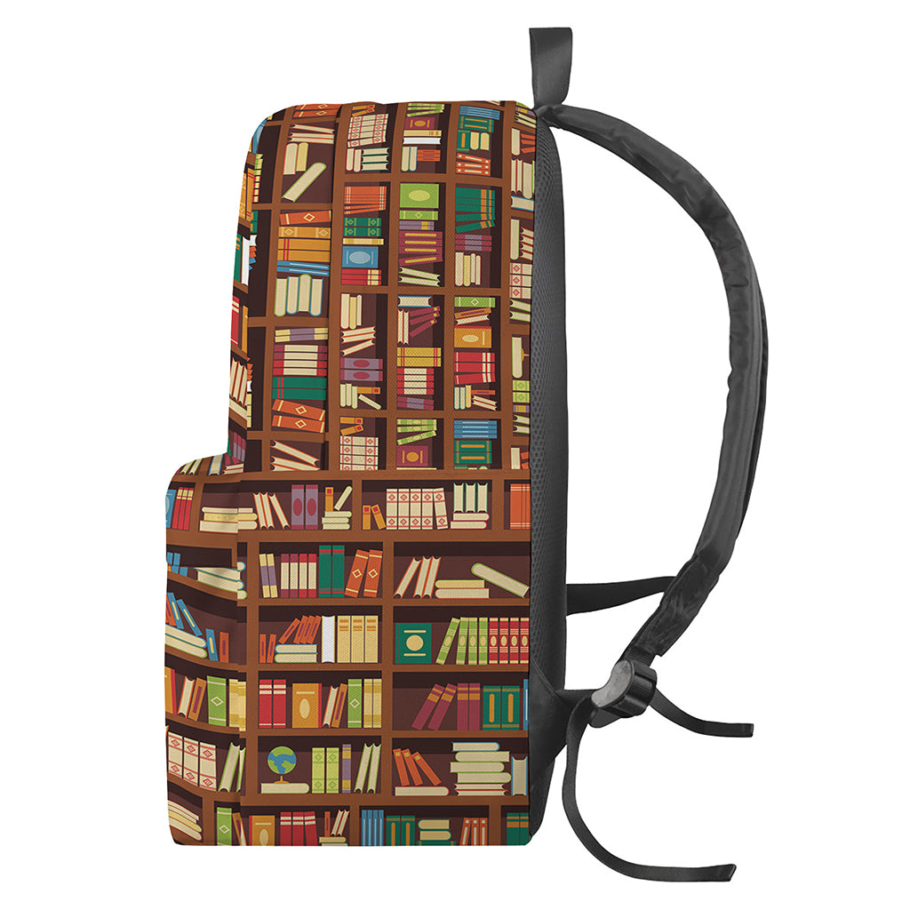 Reading Library Pattern Print School Backpack – GearFrost