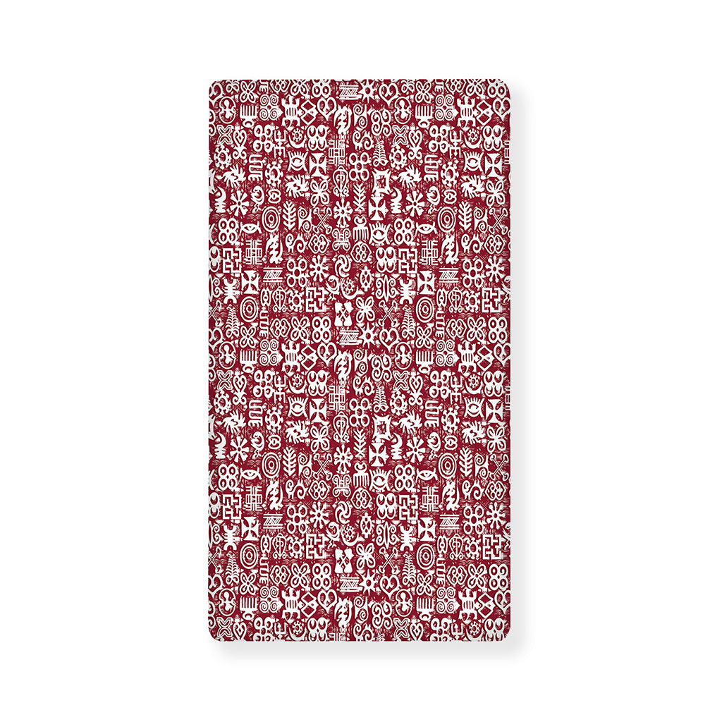Red African Adinkra Tribe Symbols Baby Crib Sheet – GearFrost
