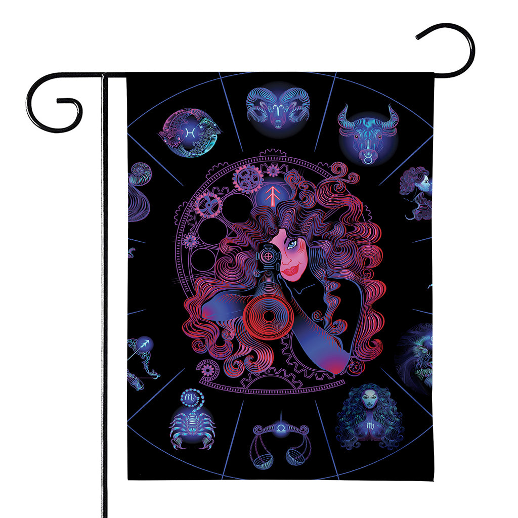 Sagittarius And Astrological Signs Print House Flag – GearFrost