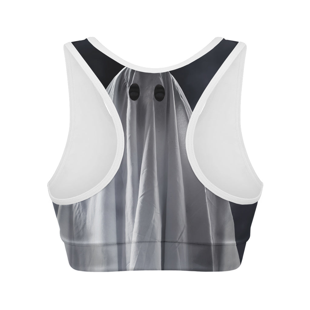 Scary Ghost 3D Print Women's Sports Bra – GearFrost