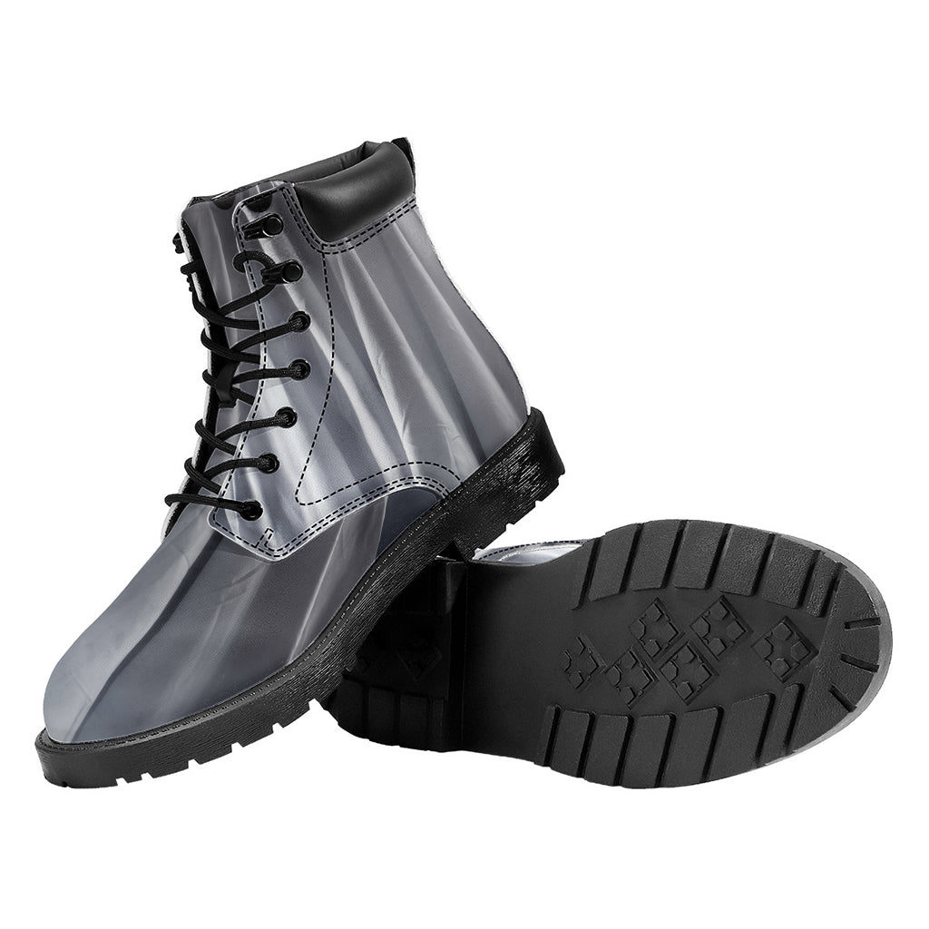 Scary Ghost 3D Print Padded Collar Lace Up Boots – GearFrost