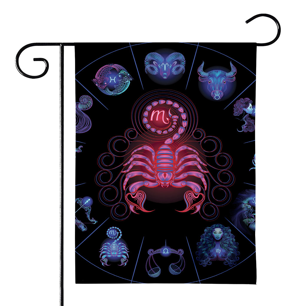 Scorpio And Astrological Signs Print House Flag – GearFrost
