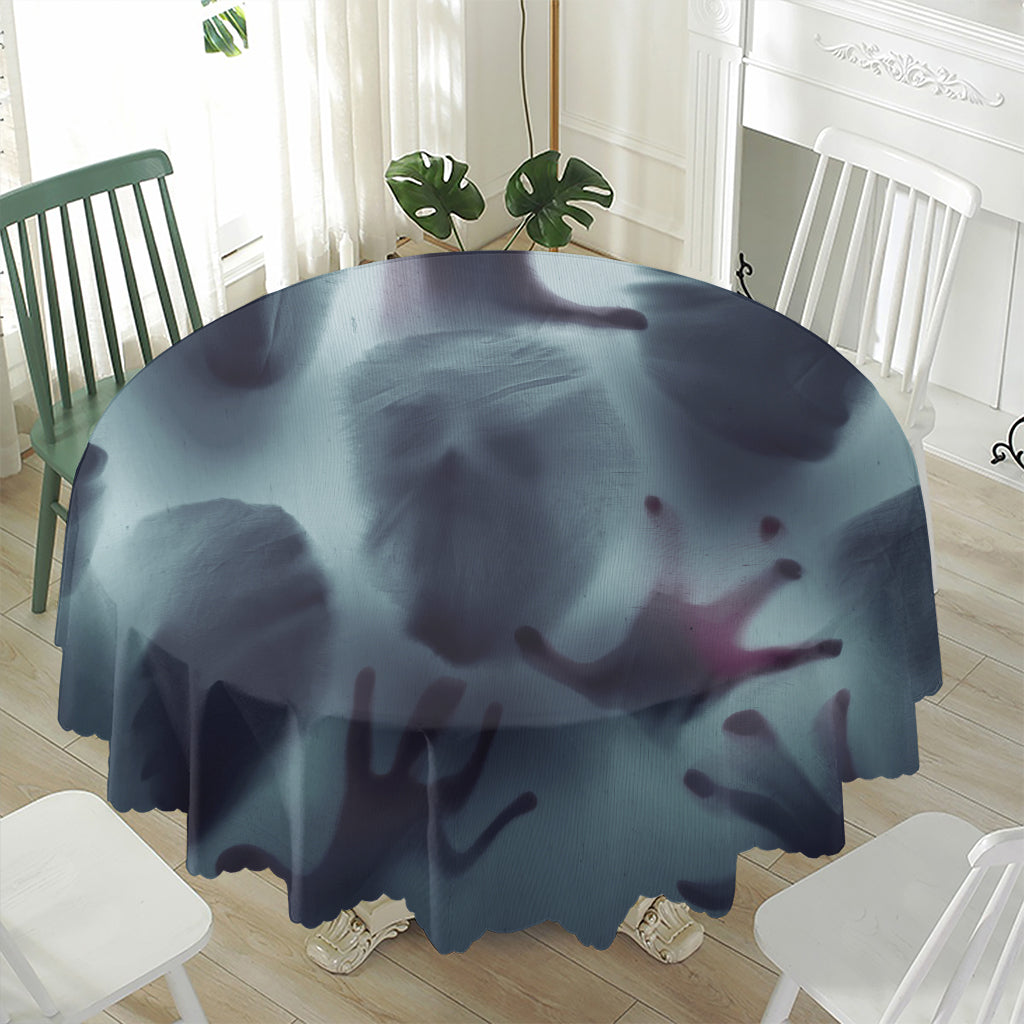 Screaming Horror Ghost 3D Print Waterproof Round Tablecloth – GearFrost