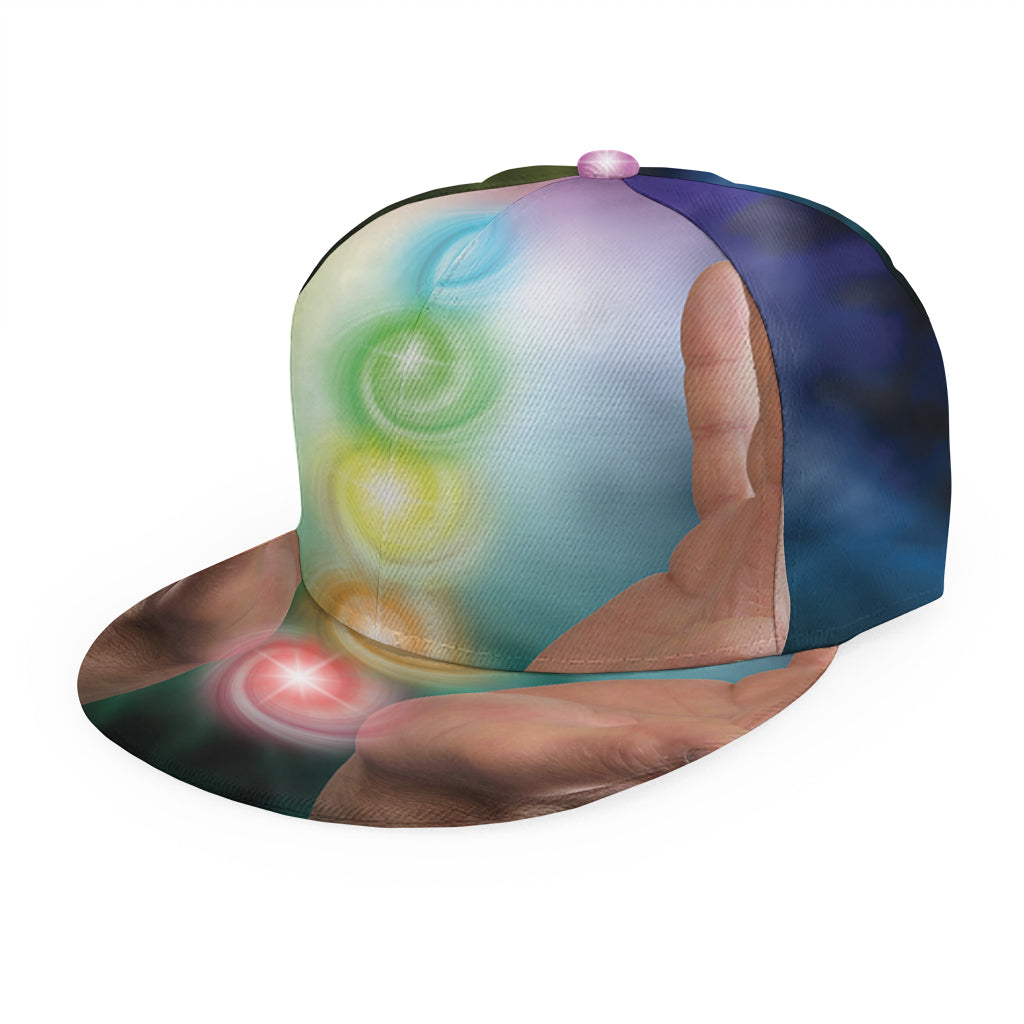 Seven Chakras Energy Print Snapback Cap – GearFrost