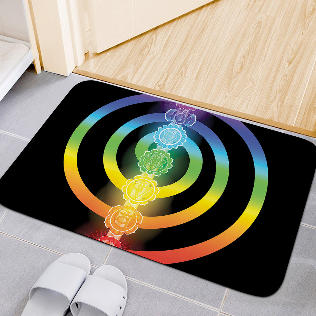 Seven Chakras Rainbow Of Life Print Indoor Door Mat – GearFrost