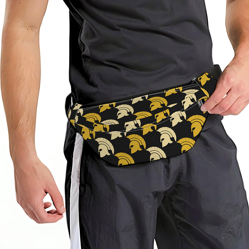 Spartan Warrior Helmet Pattern Print Fanny Pack – GearFrost