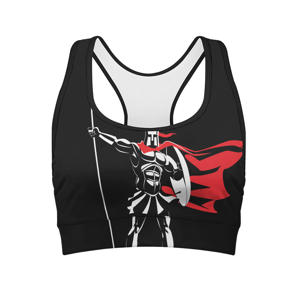 Spartan Warrior Print Women's Sports Bra – GearFrost