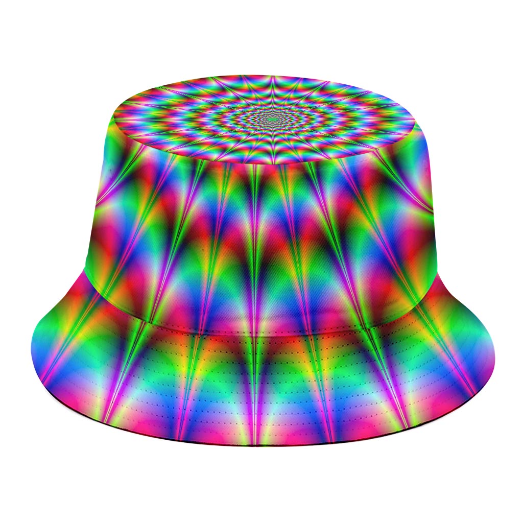 Spiky Psychedelic Optical Illusion Bucket Hat – GearFrost