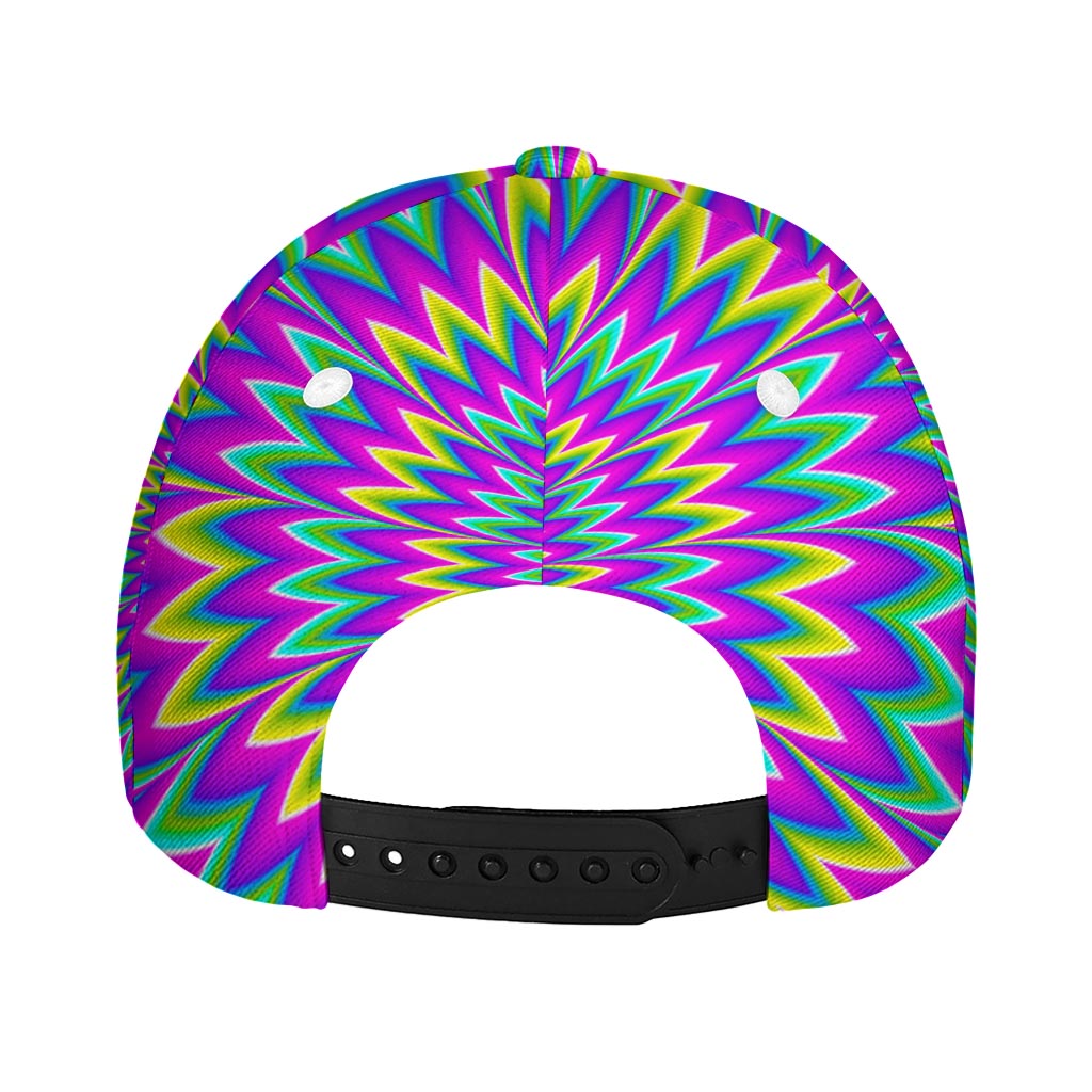 Spiky Spiral Moving Optical Illusion Baseball Cap – GearFrost