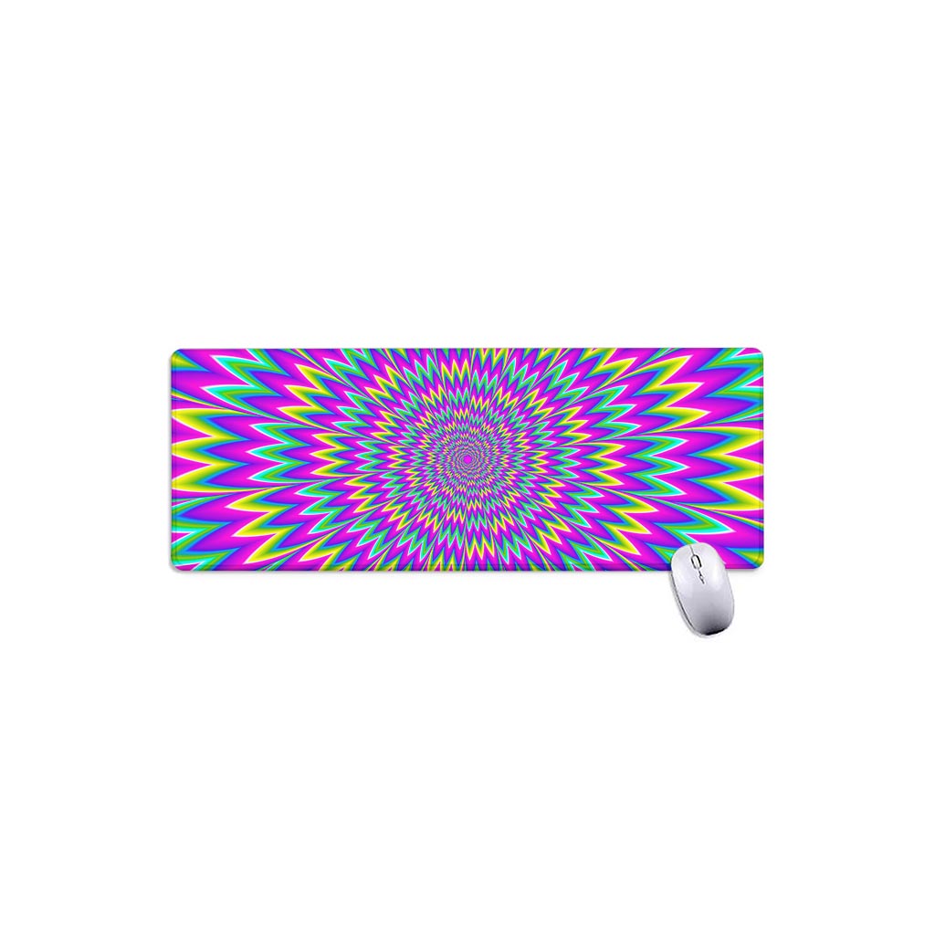 Spiky Spiral Moving Optical Illusion Extended Mouse Pad – GearFrost