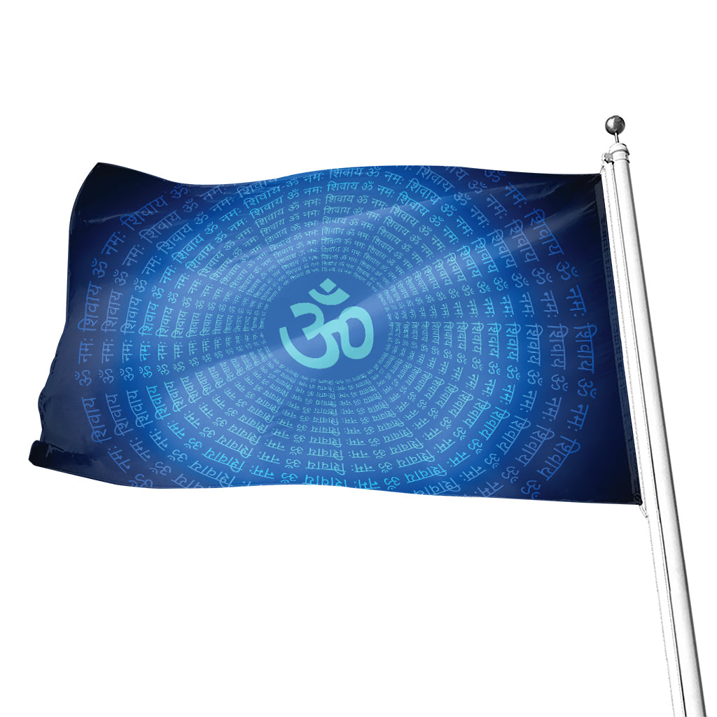 Spiritual Om Sign Print Flag – GearFrost