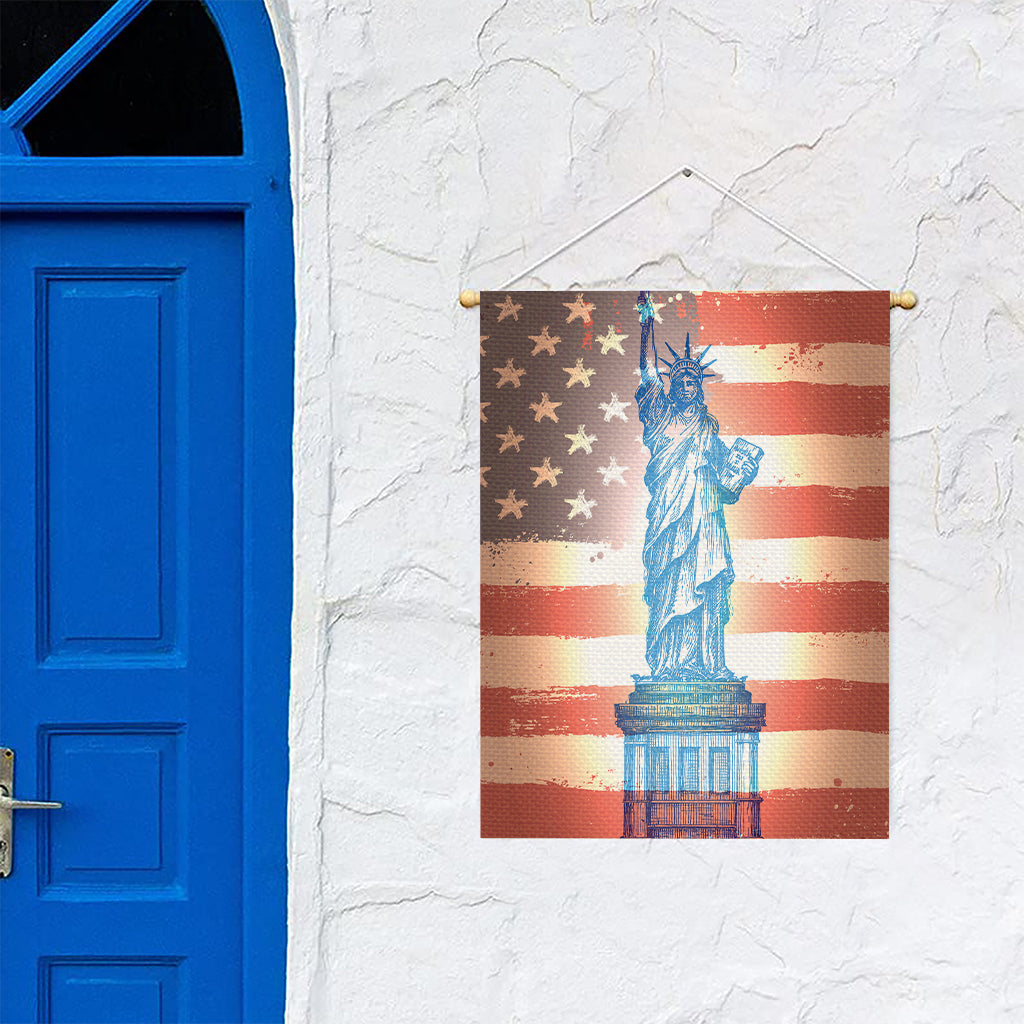 Statue of Liberty USA Flag Print Garden Flag – GearFrost