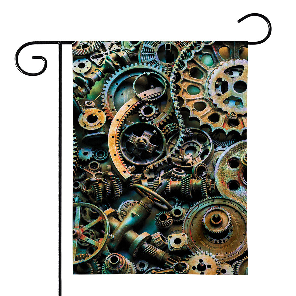 Steampunk Cogs And Gears Print House Flag – GearFrost