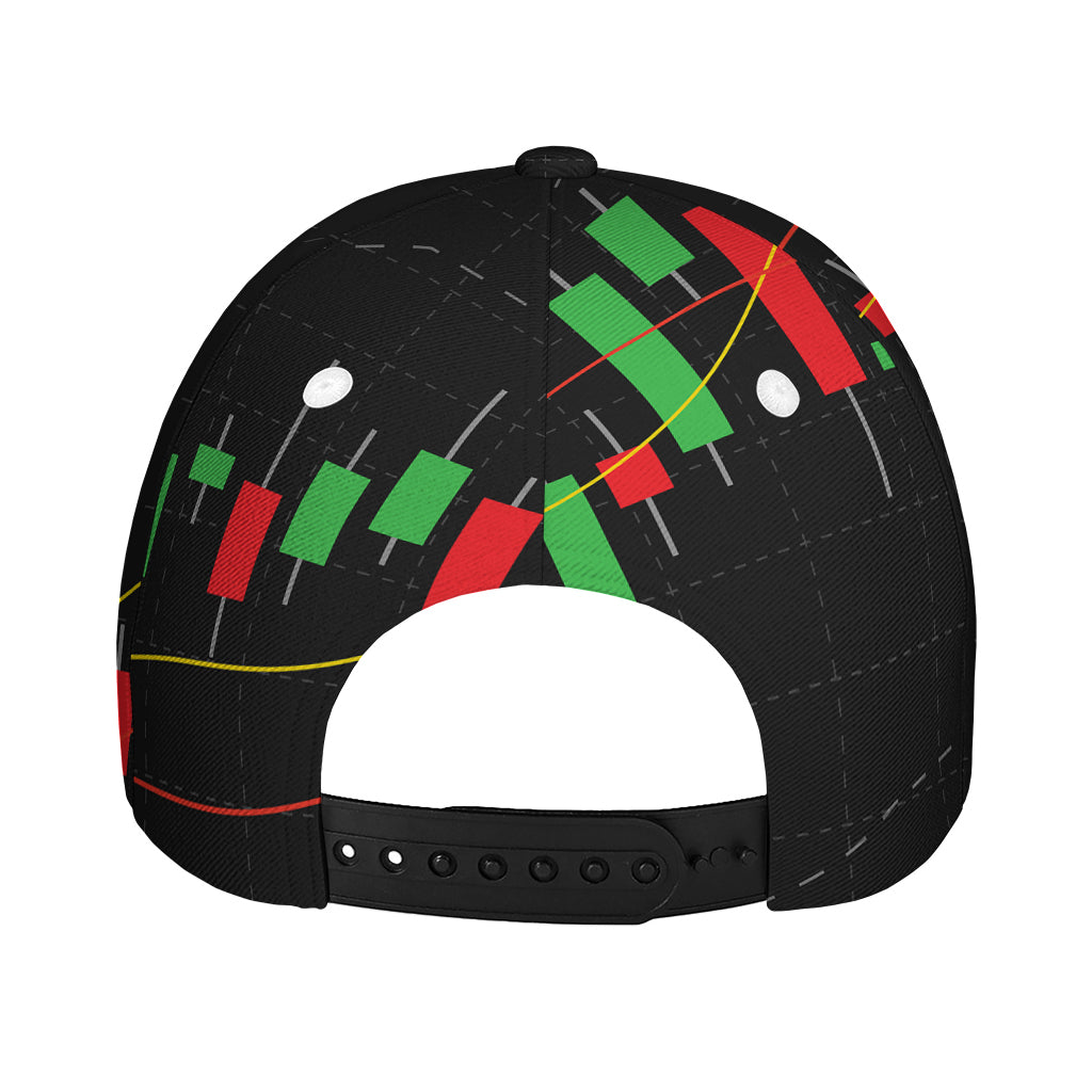 Stock Market Candlestick Print Baseball Cap – GearFrost