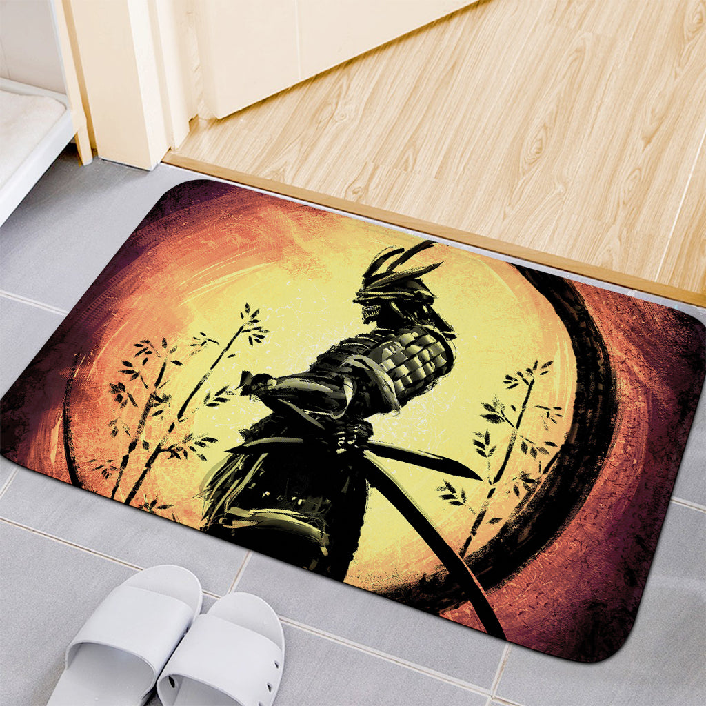 Sunset Samurai Warrior Print Indoor Door Mat – GearFrost