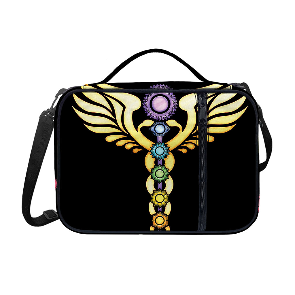 The Seven Chakras Caduceus Print Shoulder Strap Bible Bag – GearFrost