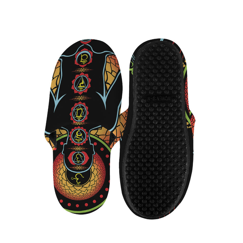 The Seven Chakras Print Slippers – GearFrost