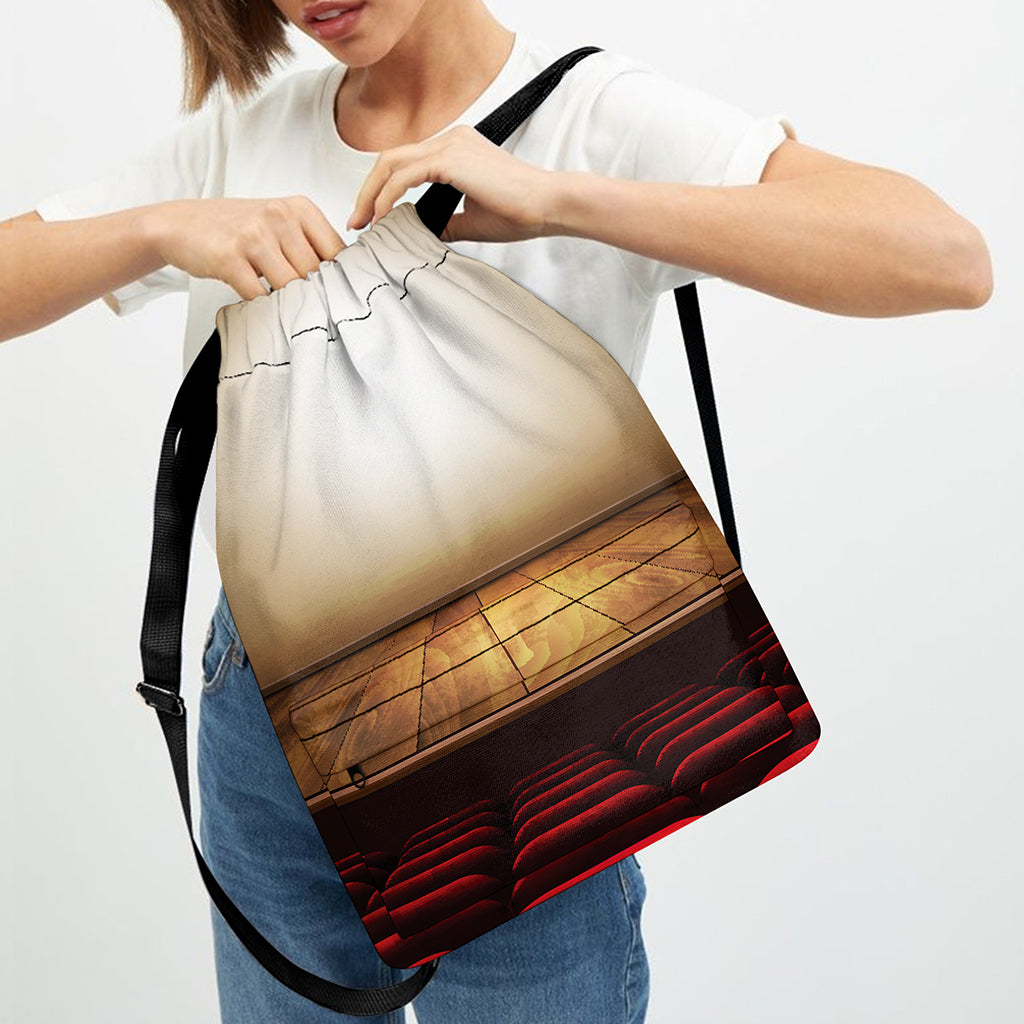 Theater Stage Print Drawstring Backpack – GearFrost