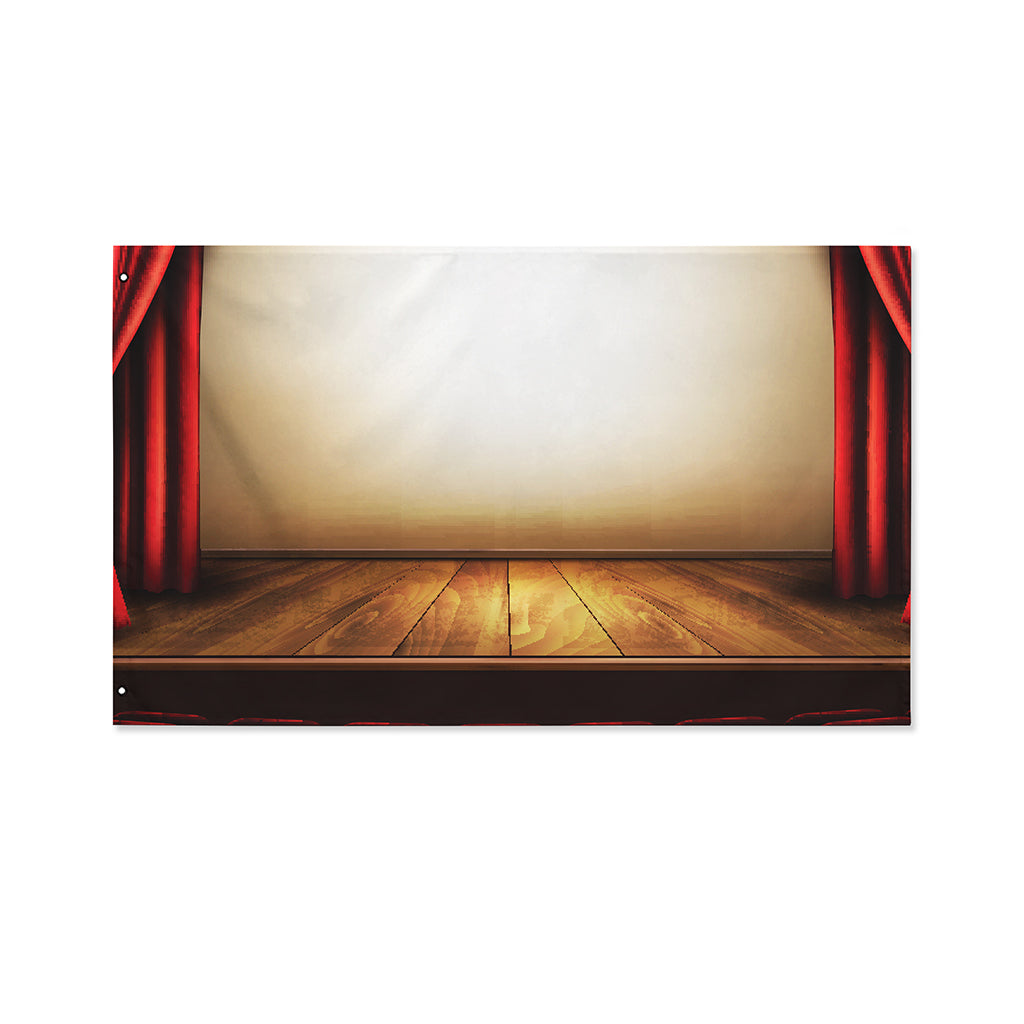 Theater Stage Print Polyester Flag – GearFrost