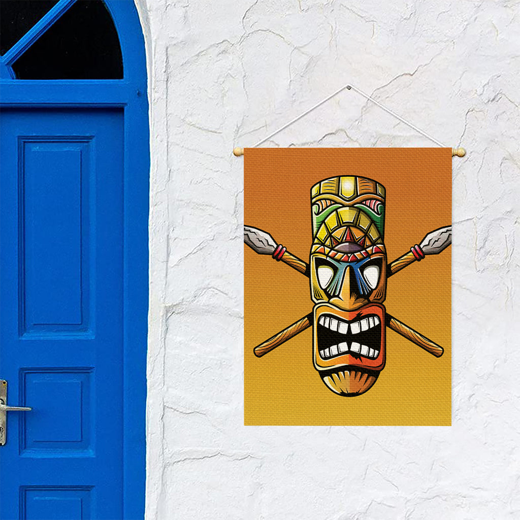 Tiki Totem Print Garden Flag – GearFrost