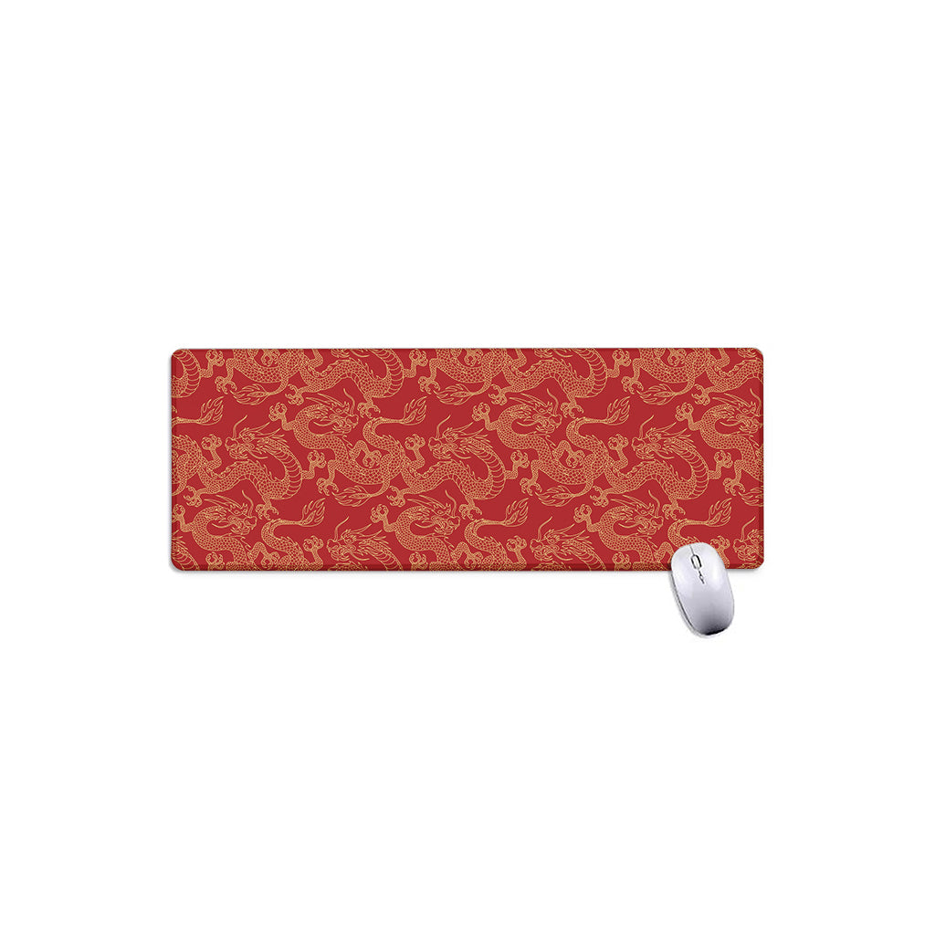 Traditional Chinese Dragon Pattern Print Extended Mouse Pad – GearFrost