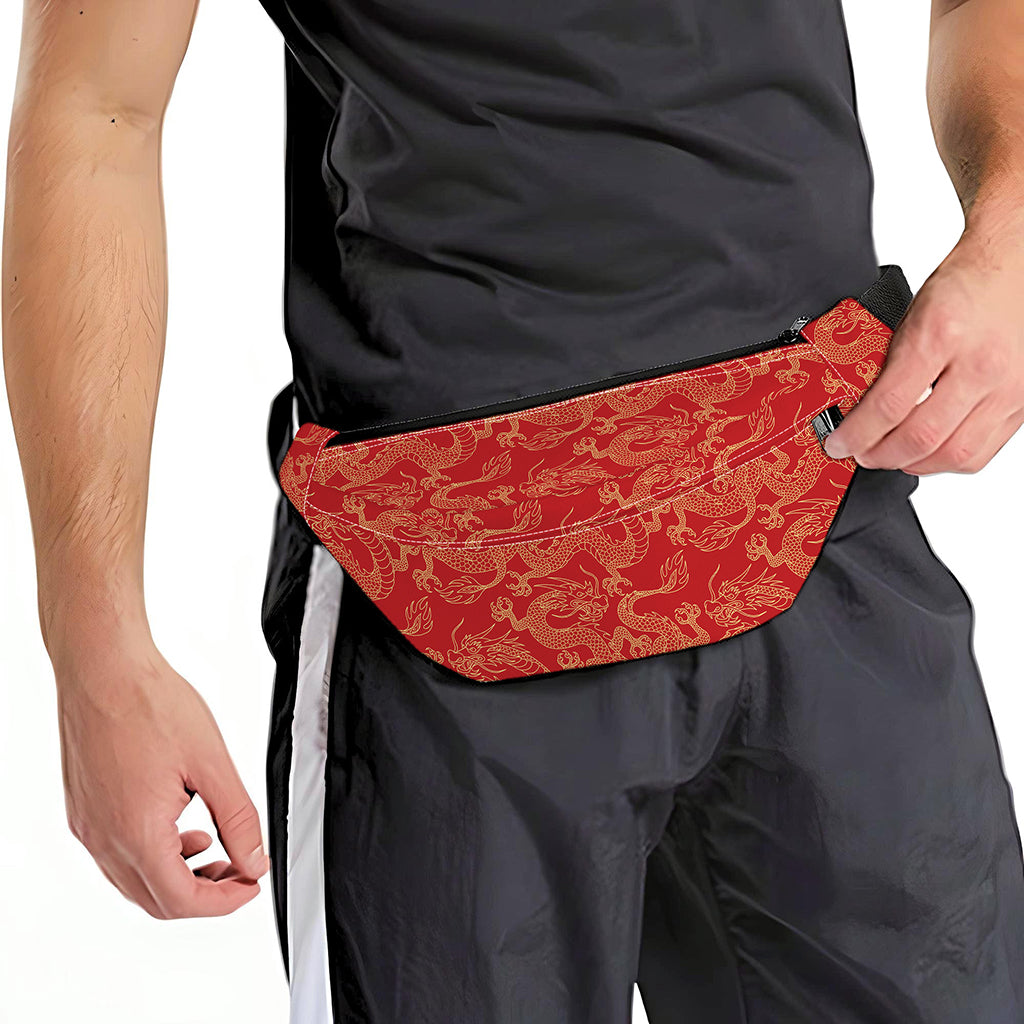 Traditional Chinese Dragon Pattern Print Fanny Pack – GearFrost